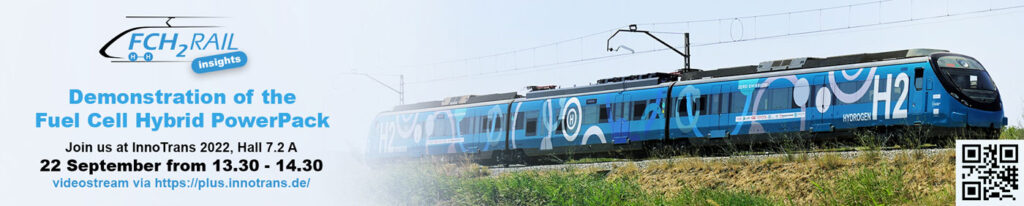 Visit us on InnoTrans 2022 – FCH2RAIL